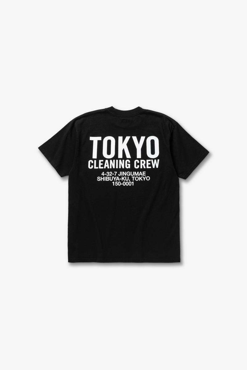 JASON MARKK TOKYO CLEANING CREW SS TEE BLACK – Jason Markk Tokyo