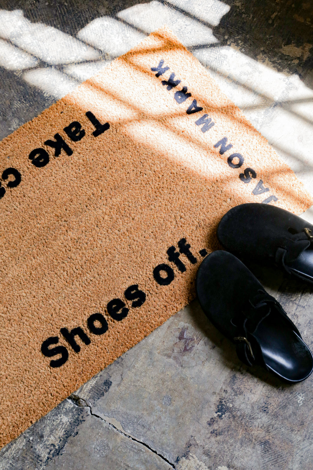 Shoes Off Welcome Mat – Jason Markk Tokyo